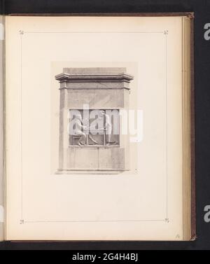 Relief on the monument for Johannes Gutenberg in Mainz, representing ...