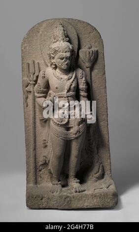 Nandishvara, one of the two guards at the entrance to temples of the ...