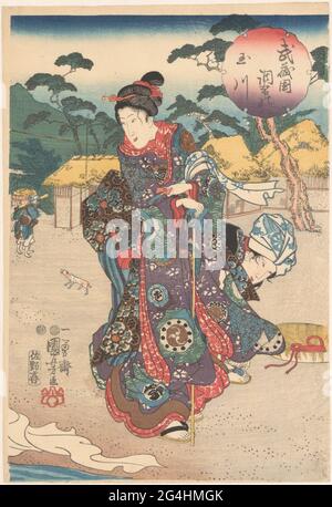 The Chofu Tamagawa River in The Musashi Provinces, from the Series: Six ...