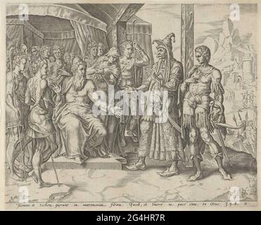 . Sichem and his father Chamor come to Jacob and ask him to wonder his ...