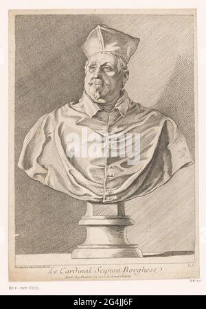 Italian art, bust of Scipione Borghese by Gian Lorenzo Bernini, statue ...