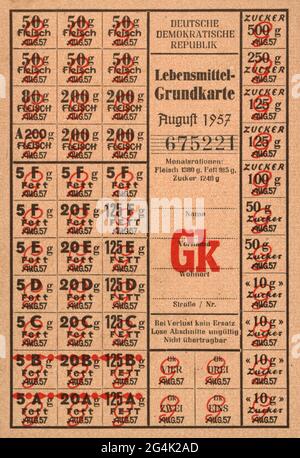 trade, food, food ration card for sugar, Berlin, Germany, 1921 the ...