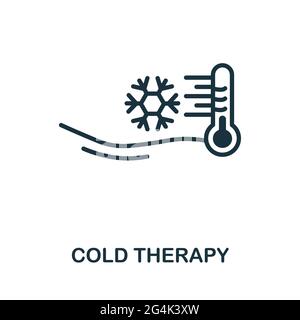 cold therapy infographics, health concept, vector mind map sketch Stock ...