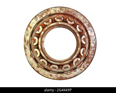 Stuck old ball bearing Stock Photo - Alamy