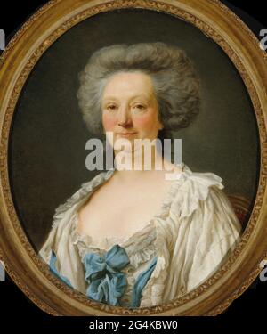 Portrait of Madame Geoffrin. Marie Thérèse Rodet Geoffrin (1699-1777 ...