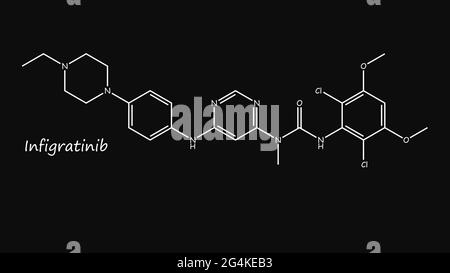 Infigratinib, is an anti-cancer medication used to treat cholangiocarcinoma (bile duct cancer ...