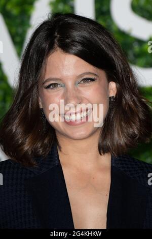 Amparo Pinero poses during a photocall for the TV show Dos Vidas as ...