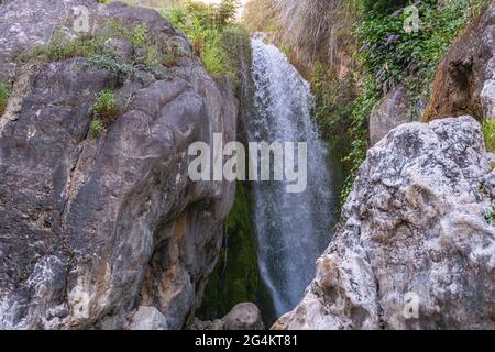 Algar Waterfalls in Spain Stock Photo - Alamy