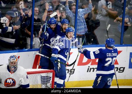 Tampa Bay Lightning center Yanni Gourde warms ups prior to an NHL ...