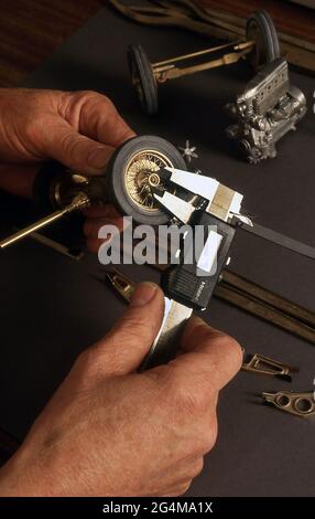 Gerald Wingrove MBE expert model maker Stock Photo - Alamy