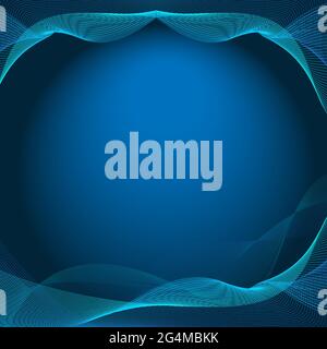 swaying wavy lines Abstract Wave background Pink and blue with yellow ...