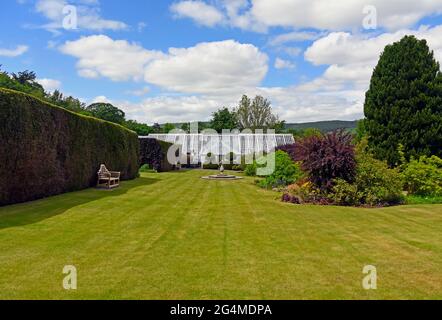 The Mackenzie & Moncur Glasshouse in The Walled Garden. Kailzie Gardens ...