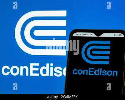 In this photo illustration the Consolidated Edison commonly known as ...