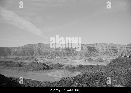 A view from the top of Mount Timna, Timna Park, Arava, Rift Valley ...