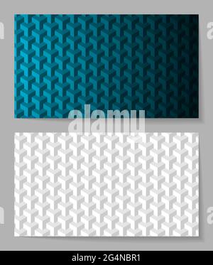 A seamless background of geometric 3D patterns Stock Vector Image & Art ...
