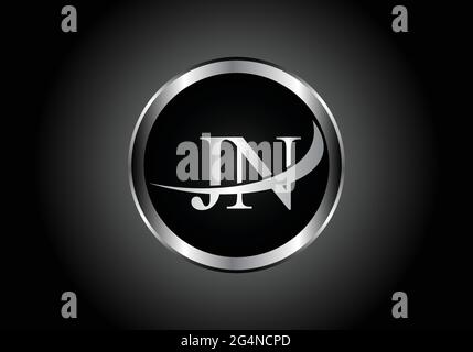 Alphabet letter icon logo JN Stock Vector Image & Art - Alamy