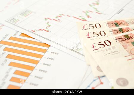 Coins, Savings, Chart Analyze Stock Photo - Alamy