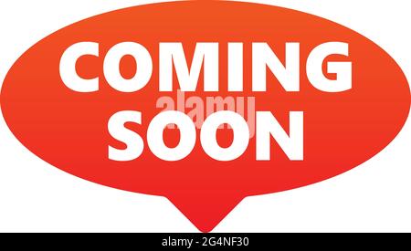 Coming soon placard icon. Cartoon of Coming soon placard vector icon ...