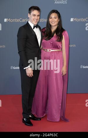 Louis Ducruet and dis wife Marie Ducruet attend the closing ceremony of ...