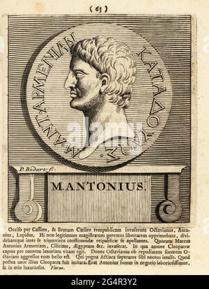 Marcus Antonius (83 BC – 30 BCE), aka Mark Antony, was a Roman ...