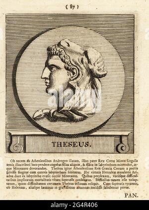 Theseus was the mythical founder-king of Athens, son of Aegeus and ...