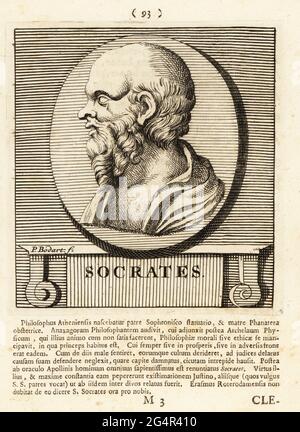 Illustration of the Greek philosopher Socrates from Athens Stock Photo ...