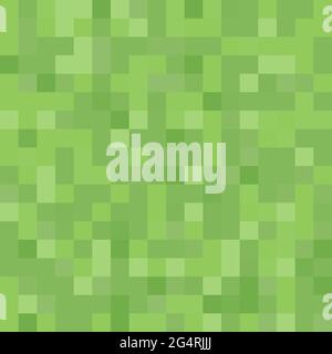 Pixel minecraft style land background. Concept of game ground pixelated ...