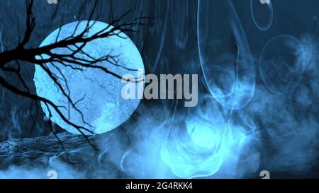 3d illustration - Disturbing Horror Background Stock Photo - Alamy