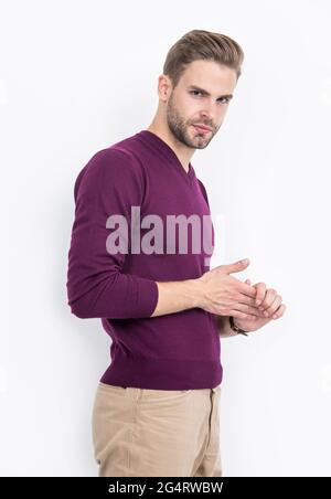 Theres more to style than clothing. Fashion look of young businessman ...