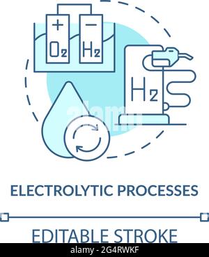 Electrolytic processes concept icon Stock Vector Image & Art - Alamy