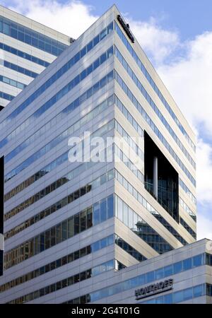 Contemporary architecture the headquarters of Dutch corporation Mammoet ...