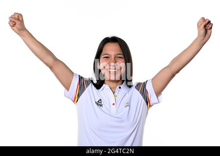 Belgian badminton player Lianne Tan pictured during a photoshoot for ...