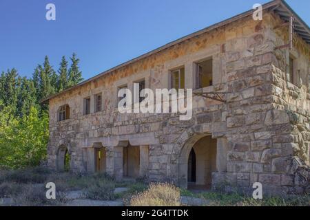 abandoned stone buildings, authentic work of art for the time it was ...