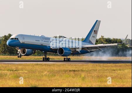 The Boeing C-32 aircraft used bu the United States for the stransport ...