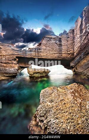 Ancient fish tank at Kakia Skala, close to Ferma village, Ierapetra ...