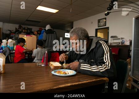 Gary, Indiana, USA. 29th Apr, 2021. An abandoned home near downtown ...