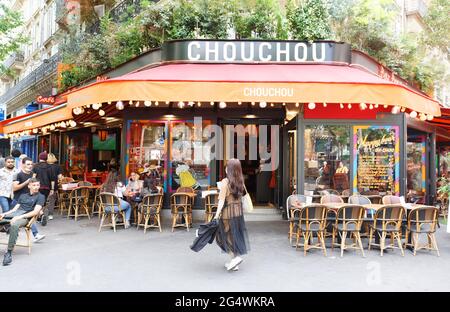Cafe Chouchou is traditional French cafe located in Les Halles district ...