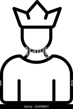 Narcissism selfish icon. Outline Narcissism selfish vector icon for web ...
