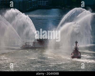Fireboat 343 has been in service in New York City as Marine 1 since ...