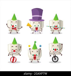 Glass of sake cartoon character with various angry expressions. Vector ...