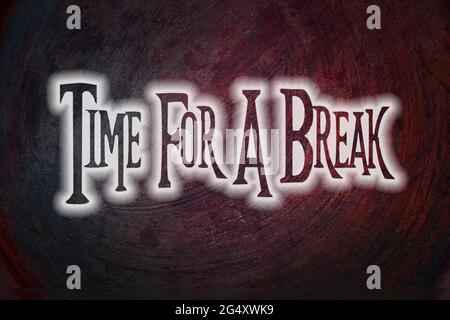 Handwriting text Time For Holiday. Concept meaning telling someone that ...