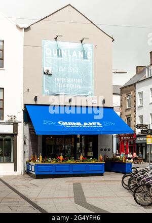 The Quinlan's fish shop and seafood bar in Tralee, County Kerry ...