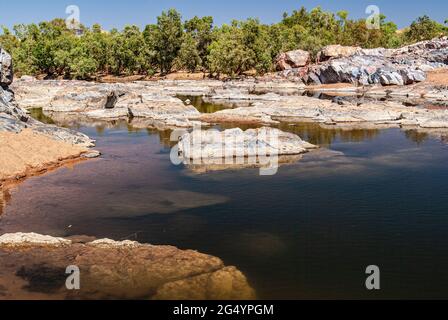 Marble Bar Pool, Marble Bar, Western Australia Stock Photo - Alamy