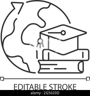 Student exchange programme icon Stock Vector Image & Art - Alamy