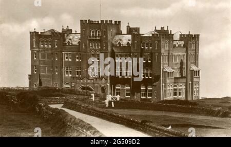 King Arthur's Castle Hotel, Tintagel, Cornwall Stock Photo - Alamy