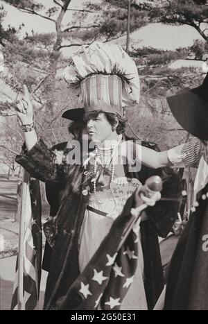 Vintage photo of Yippee Demonstration (Youth International Party). USA ...