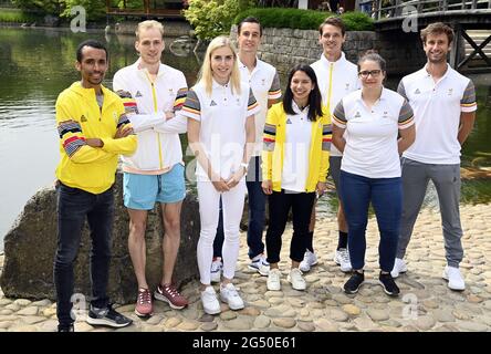 Belgian badminton player Lianne Tan pictured during a photoshoot for ...