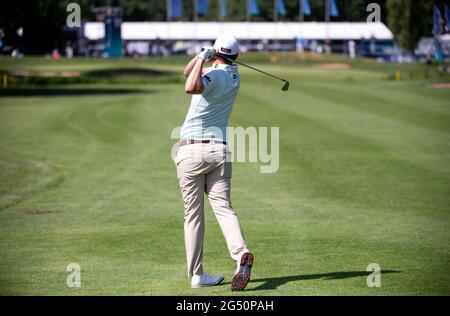 Moosinning, Germany. 24th June, 2021. Golf: European Tour ...