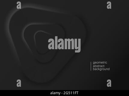 Futuristic circle background in neomorphism style. Geometric round ...