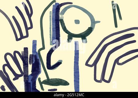 illustration of a scared woman in the style of 60s comic books, pop art ...